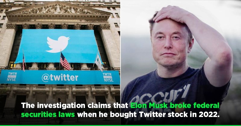 US Sues Elon Musk For 'Wrongful' Purchase Of Twitter Stock