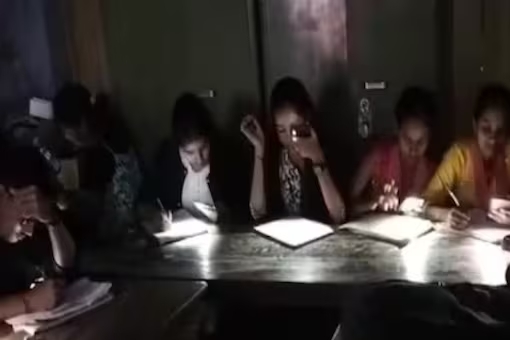 Students In Bihar Use Mobile Flashlight To Write Paper, Shows Abysmal ...