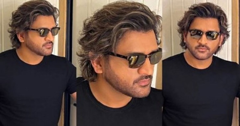 MS Dhoni Sports New Hairstyle, Creates Sensation Once Again