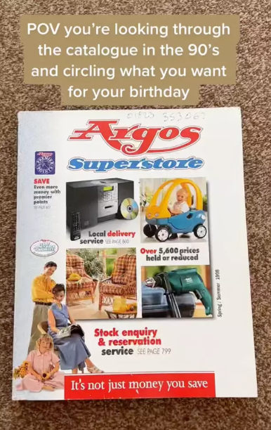 Argos Superstore Catalogue Flares Up Nostalgia