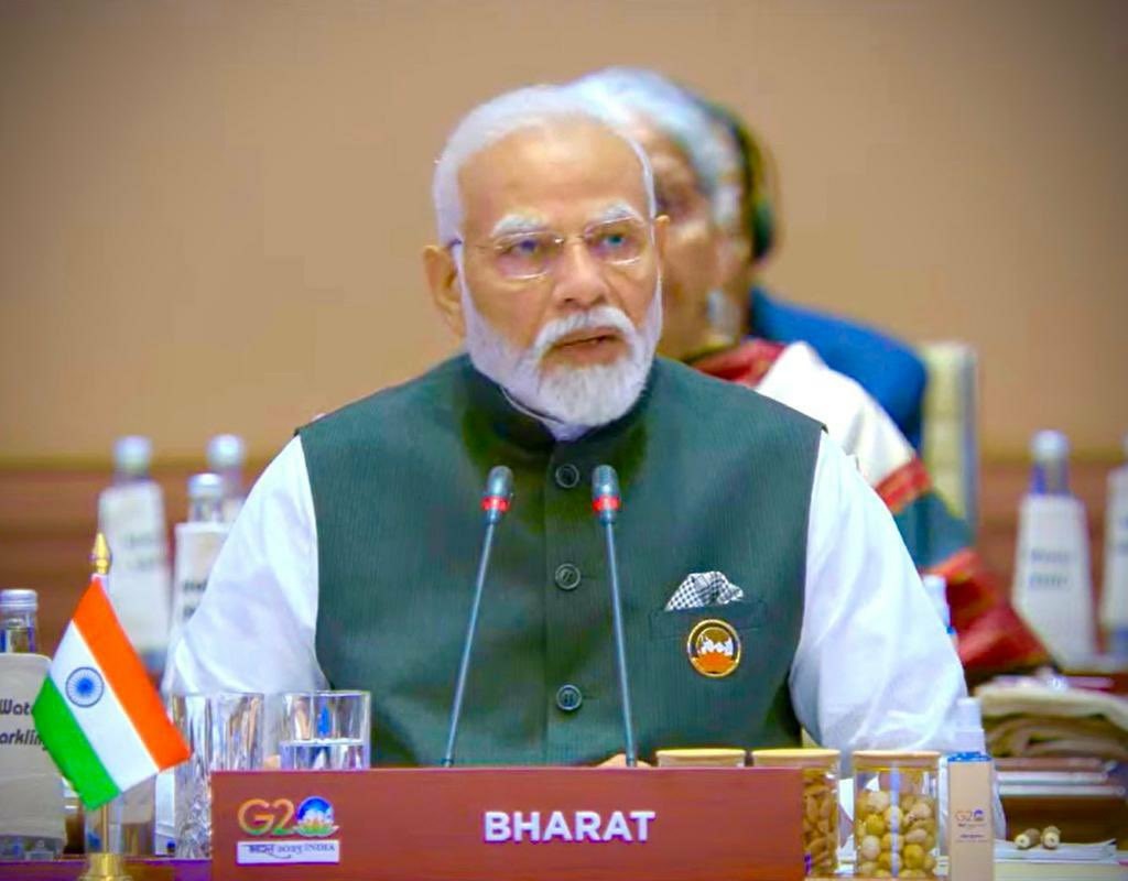Memes Flood X As Users Spot Bharat Name Plate On PM s Desk At G20