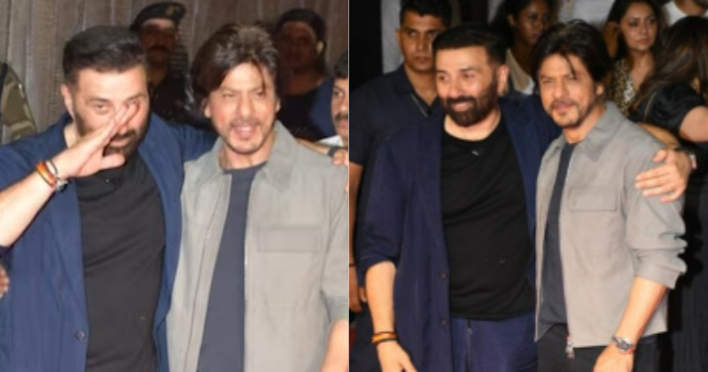 Shah Rukh Khan Attends Sunny Deol's Gadar 2 Success Party