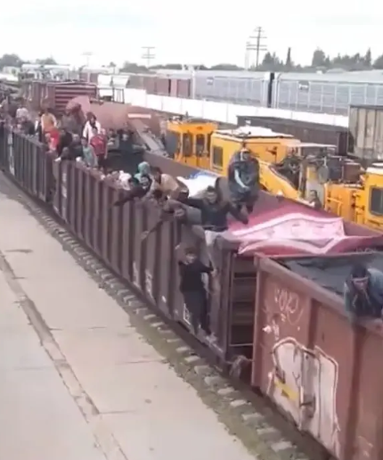 Thousands Of Migrants Board A Ferromex Train From Zacatecas Heading To ...