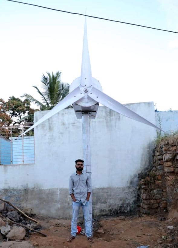 Indian Inventor Creates Wind Turbine That Generates Electricity And ...