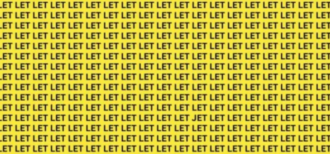 Optical Illusion IQ Test: Spot The Hidden Unique Word