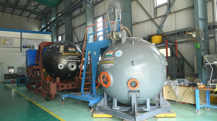 India's Manned Submersible Matsya To Dive 6,000 Metres Underwater, Here ...