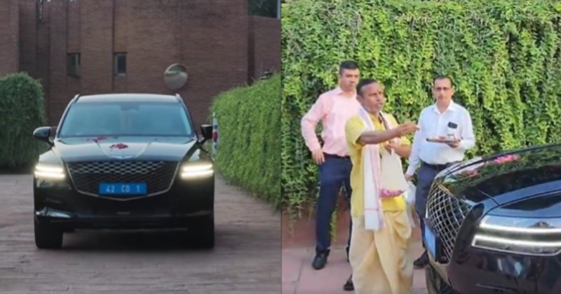 For His New Car, South Korean Ambassador Holds Puja Ceremony