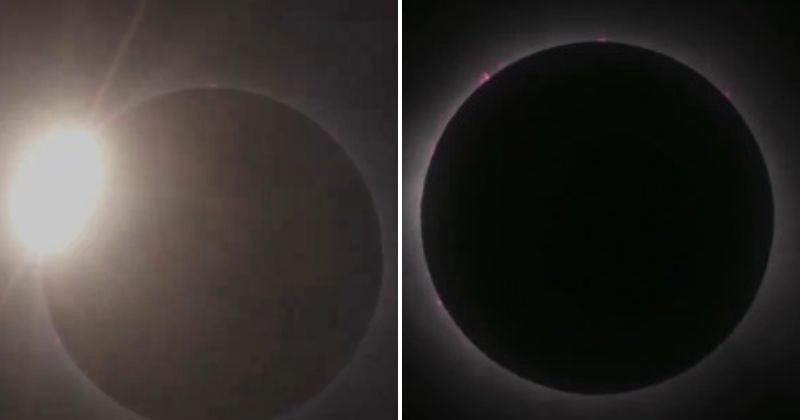 Video: Solar Eclipse As Seen From Space