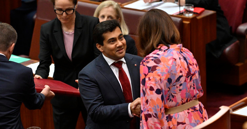 First Indian-Origin Australian Senator Varun Ghosh Takes Oath On ...