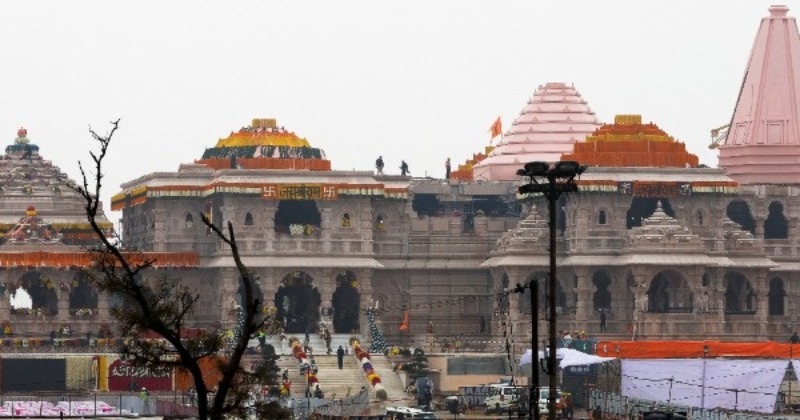 Beautiful Images Of Ram Mandir Before The Pran Pratishtha Ceremony