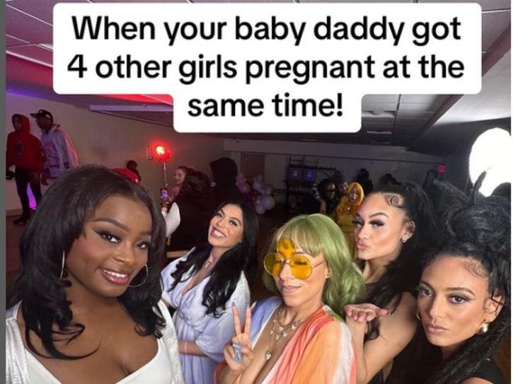 Man Throws Joint Baby Shower For 5 Women He Got Pregnant