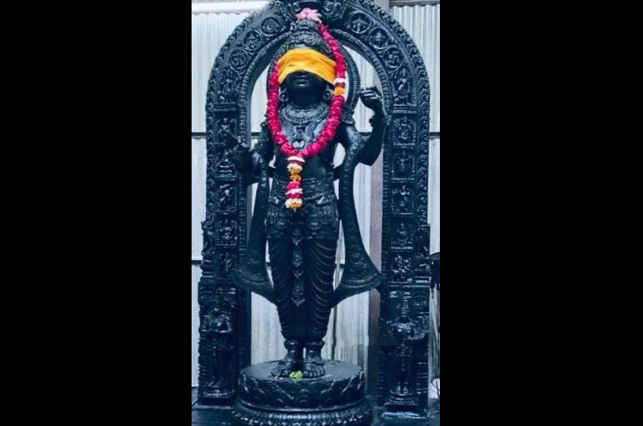 Ayodhya Ram Temple First Photos Emerge Showing Ram Lalla Idol Inside
