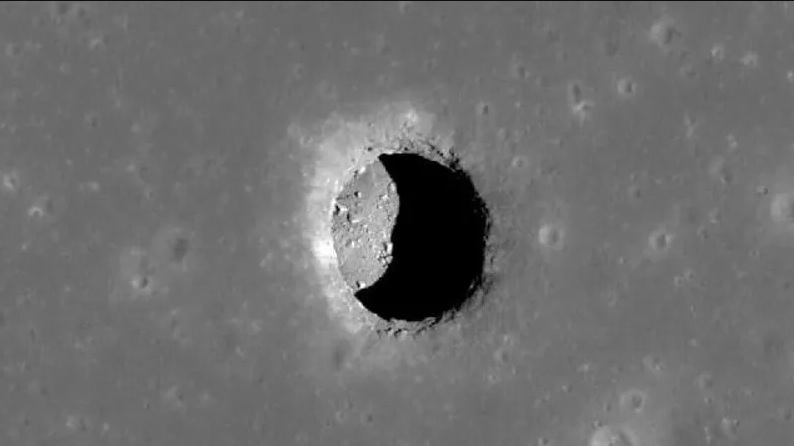 Cave discovered on Moon could be ideal 'permanent base' for humans one ...