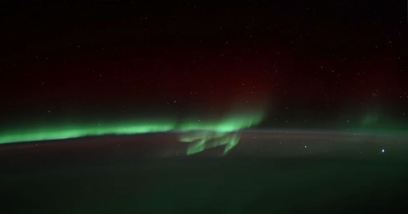 Viral video: Green aurora dance captured from the ISS