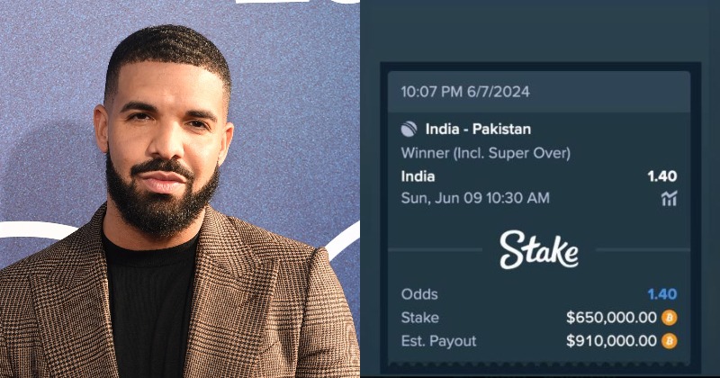 Canadian rapper Drake places Rs 5.4 crore bet on India vs Pakistan T20 ...