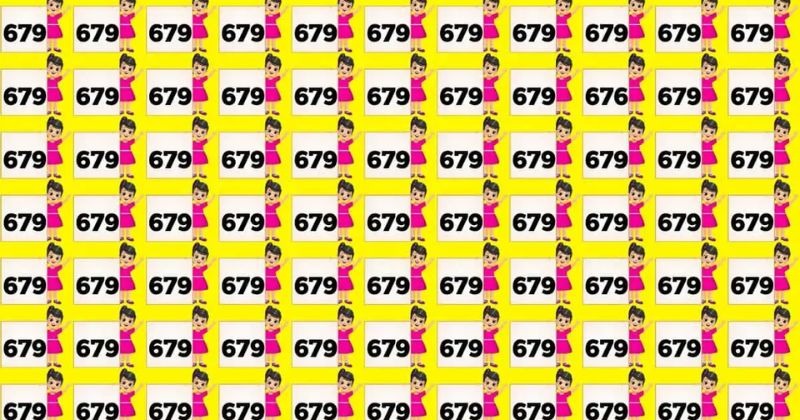Optical Illusion: Spot The Number 676 Among 679 In 8 Seconds
