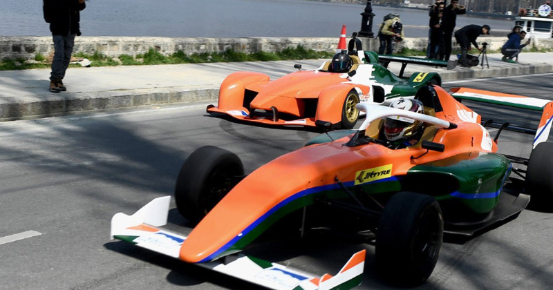 DriveIT | First-Ever Formula-4 Car Race Along Banks Of Srinagar's Scenic Dal Lake Thrills Fans