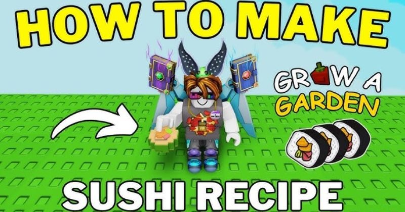 How to make sushi in grow a garden: Full Roblox cooking guide