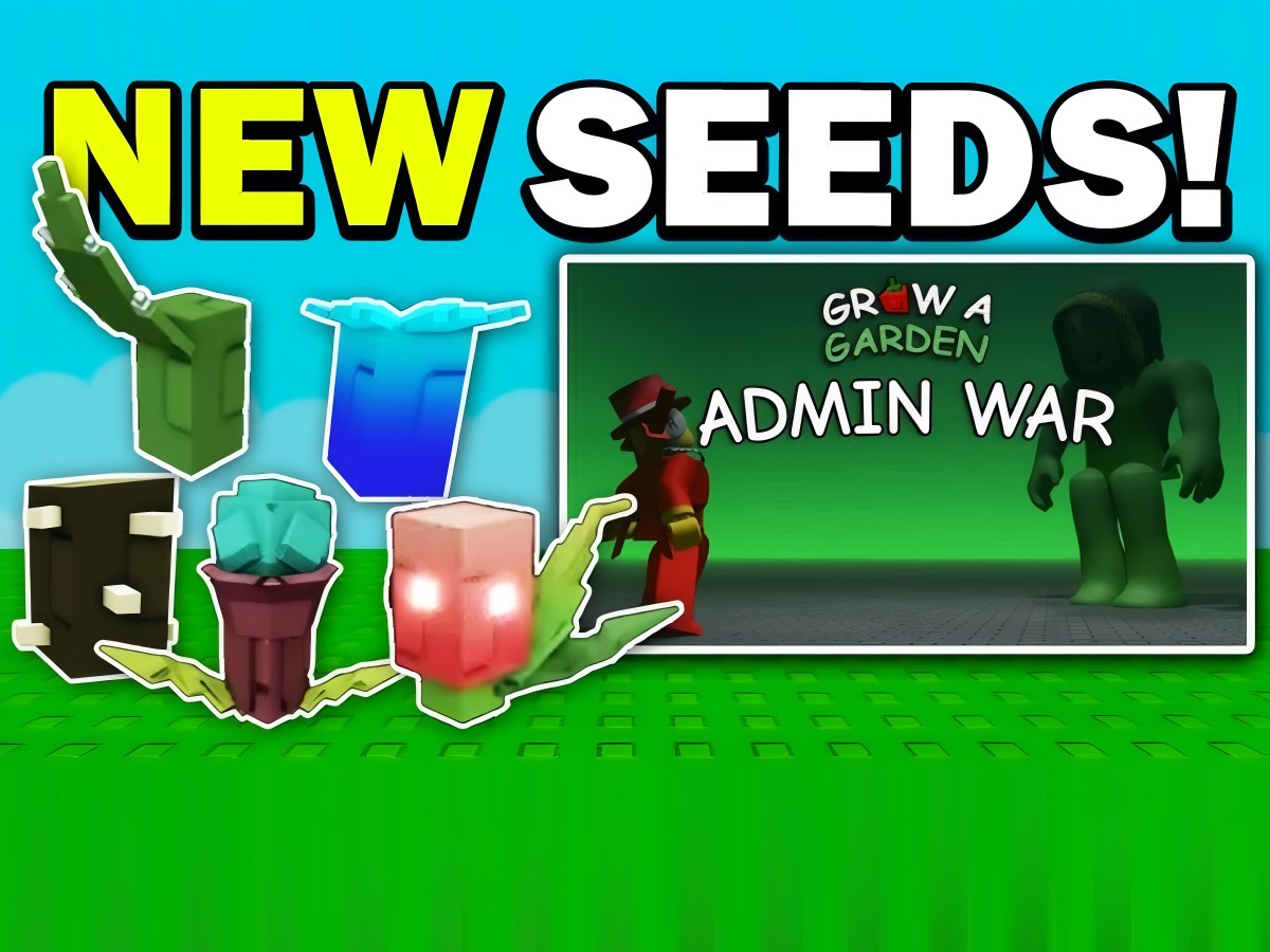 Roblox Grow a Garden admin war event - Six new seeds you can’t miss