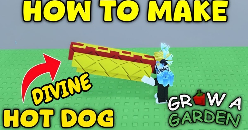 Step-by-step guide to make a divine Hot Dog in Grow a Garden