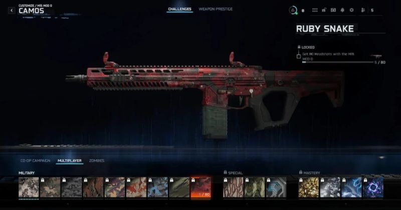 Black Ops 7: Full List of BO7 Multiplayer Camos and Weapon Challenges