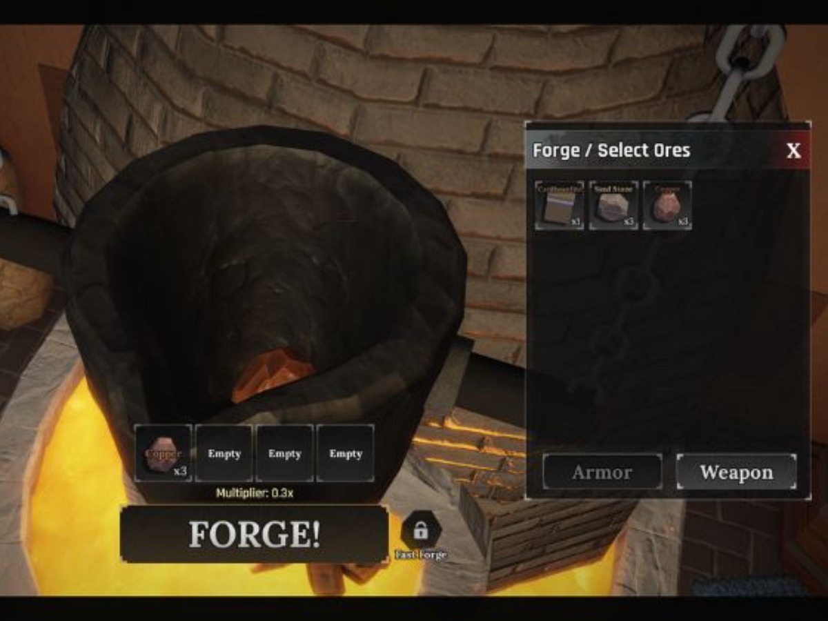 The Forge Gauntlet Guide: Best Recipe, Ores, and Stats