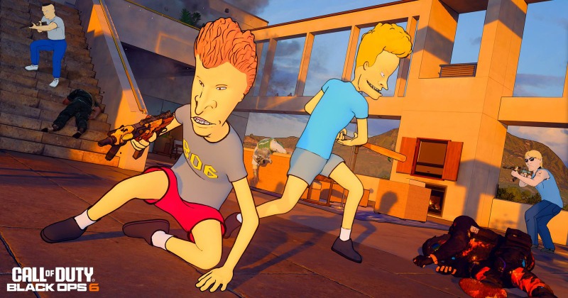 What is included in the Call of Duty Beavis and Butt‑Head crossover event?