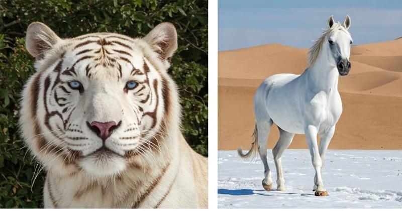 10 beautiful white animals in the world