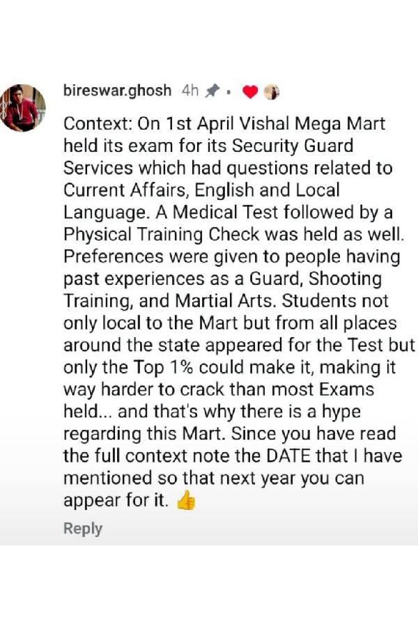 Vishal Mega Mart’s security guard job has everyone talking, what’s the ...