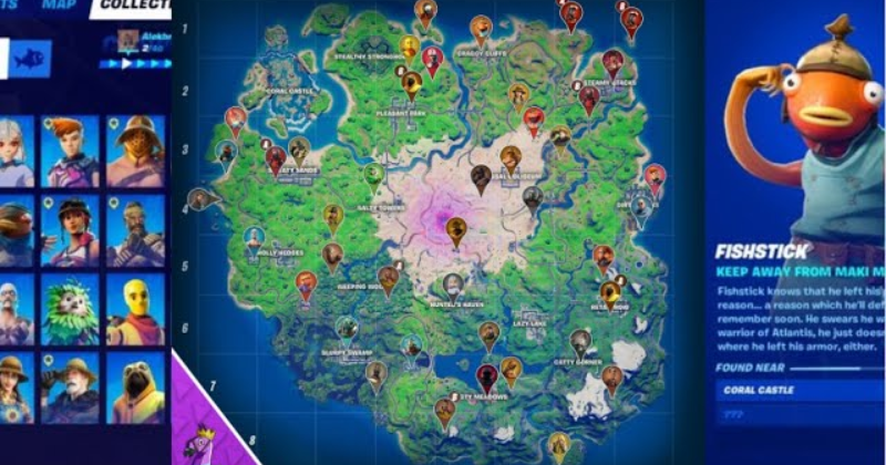 Fortnite Season 7 NPC Map: Every Character Spawn Location