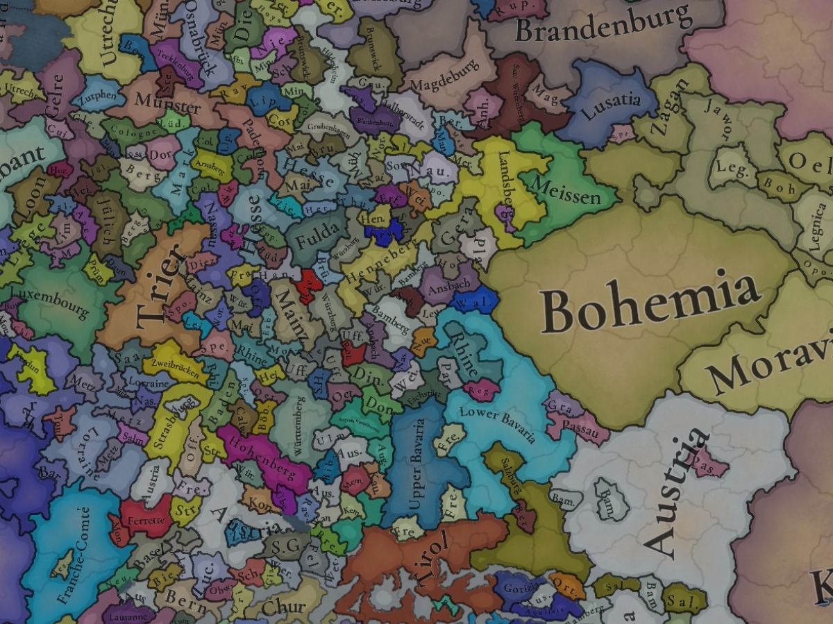 Complete list of Formable nations in Europa Universalis 5