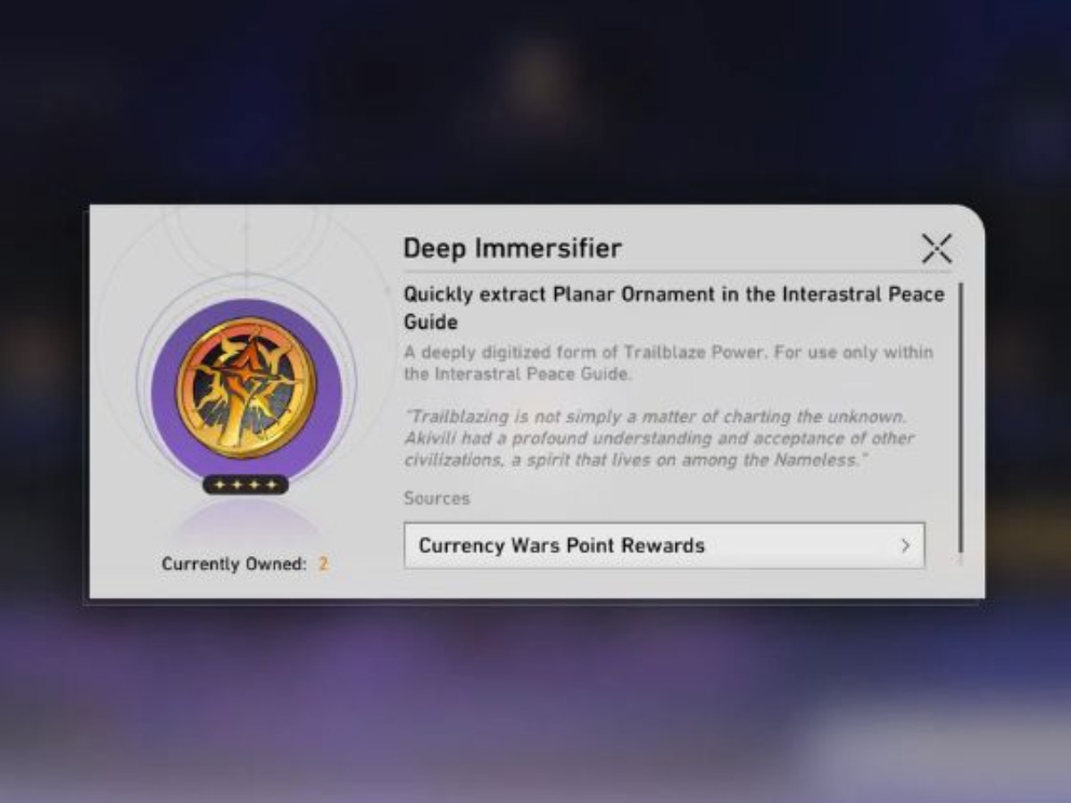 Honkai: Star Rail – Where to Find Deep Immersifier and Why It Matters