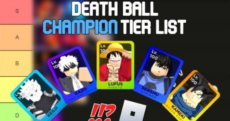 Best Champions Tier List for Roblox: Death Ball