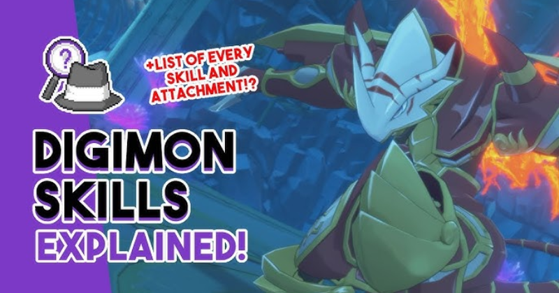 Digimon Story Time Stranger: All Attachment Skills & Effects
