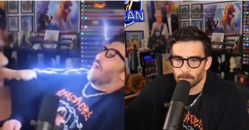 AI videos of Hasan Piker being electrocuted by his dog Kaya flood the ...