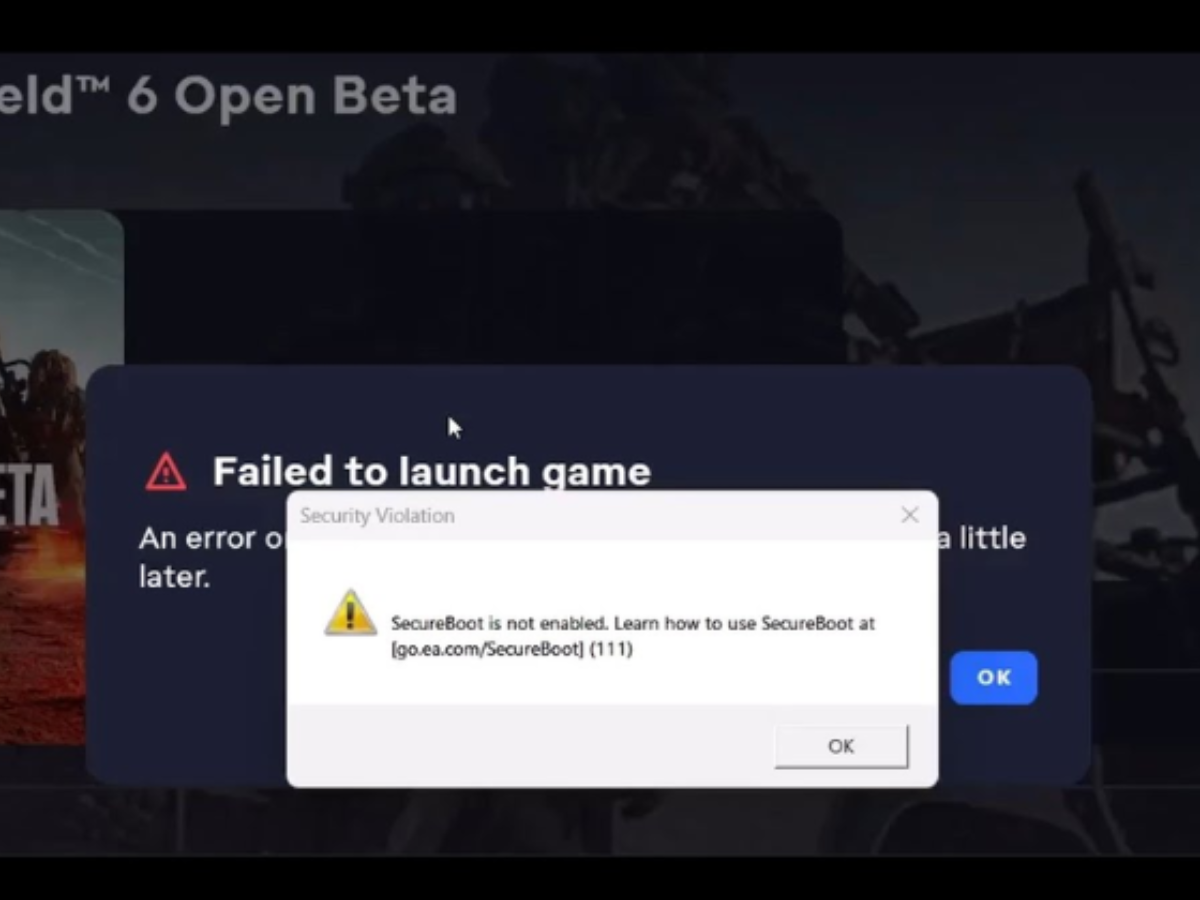 Battlefield 6: Enable SecureBoot & Fix Launch Error