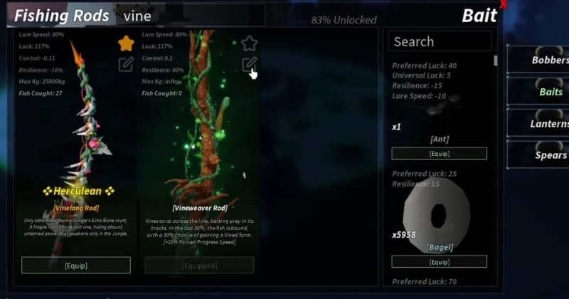 How to get the Vineweaver Rod in Fisch — crafting & stats guide