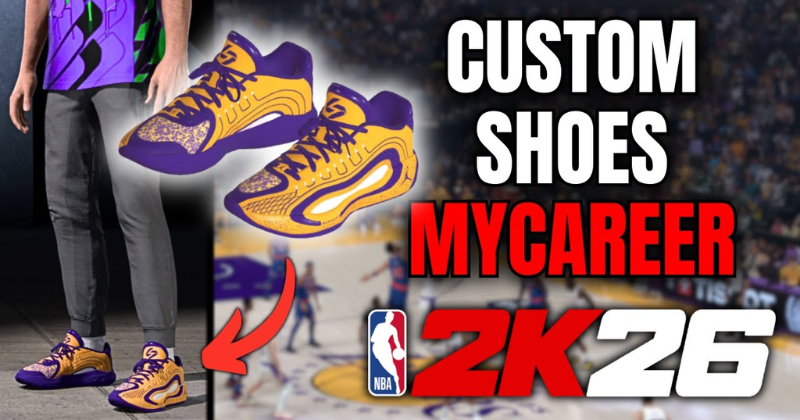 How to Get Custom Shoes in NBA 2K26 MyCareer