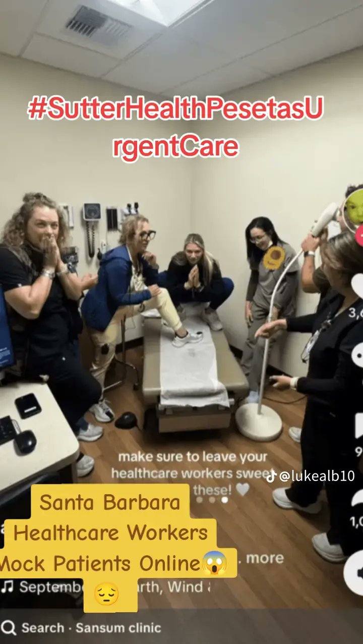 Sansum Clinic Santa Barbara TikTok controversy explained: Staff caught ...