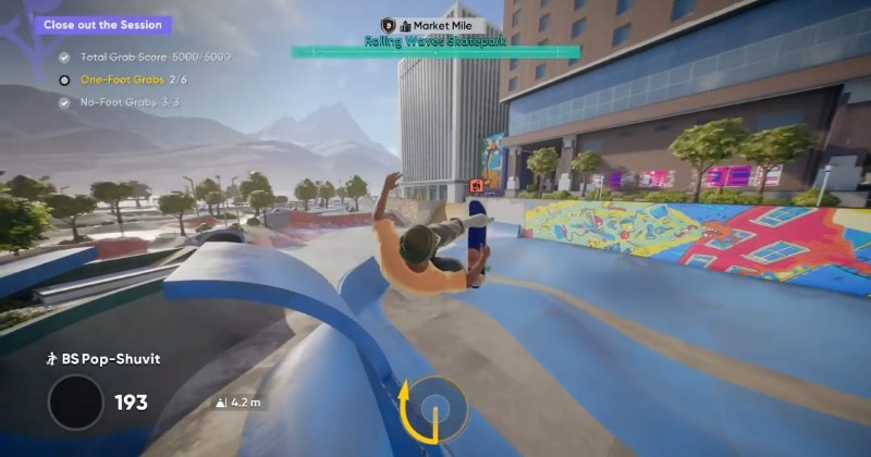 How to perform one foot grabs and flips in Skate: complete guide