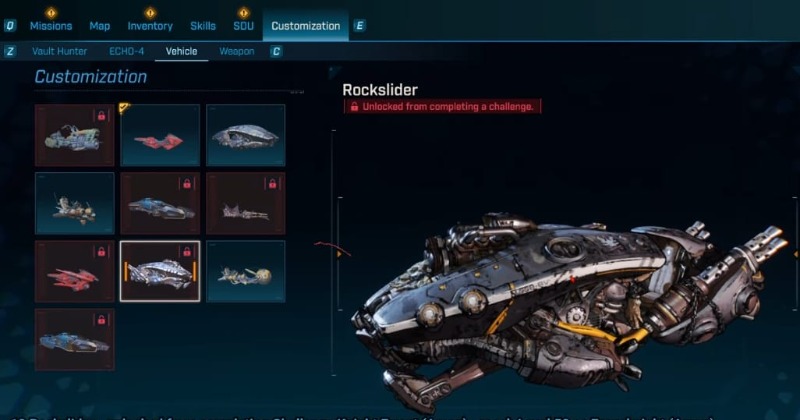 Borderlands 4: Complete vehicle unlock guide