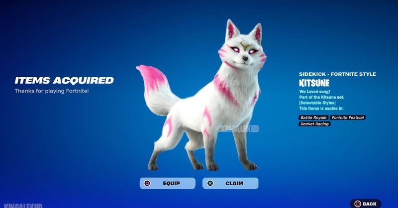 Fortnite Kitsune Sidekick Explained: Free Rewards and Item Shop Price
