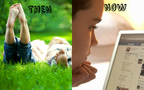 Childhood: Then v/s Now