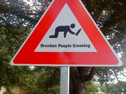 Funny Road Signs Hazard