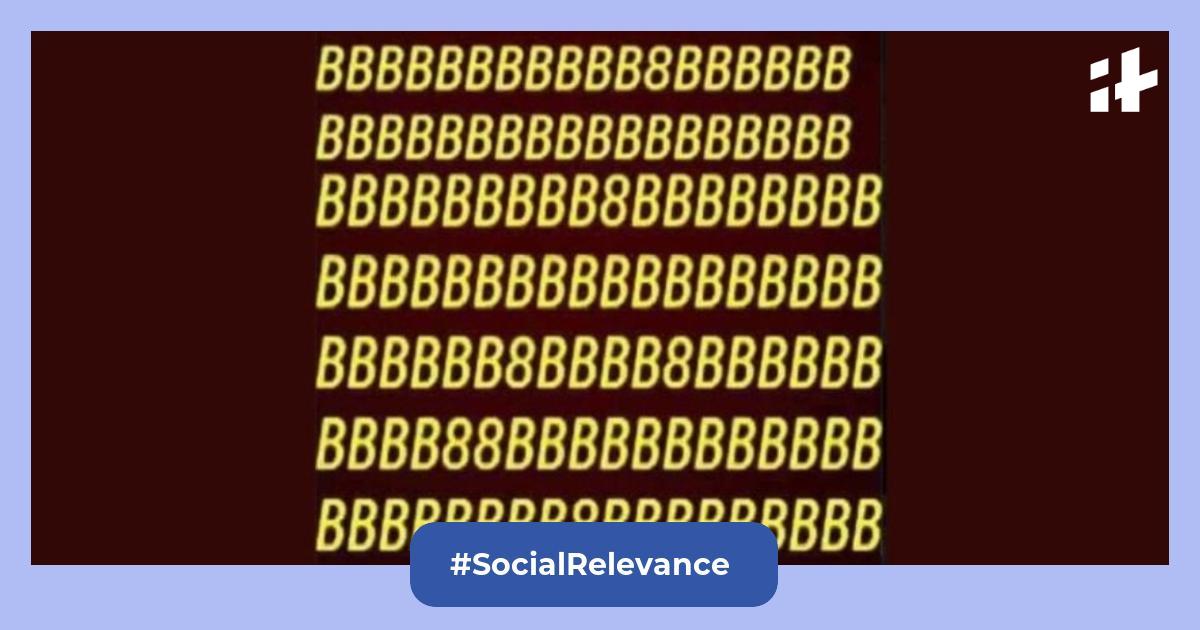 Brain teaser: Find the hidden number '8'