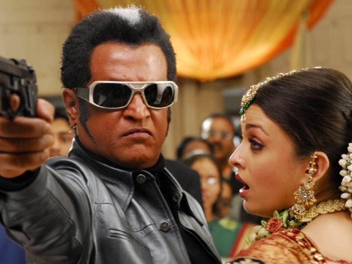 Rajinikanth In Robot Wallpaper