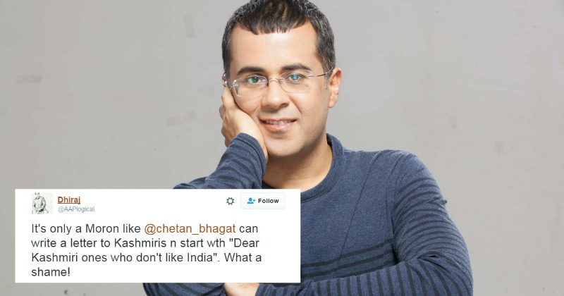 Chetan Bhagat Writes An Open Letter To The Kashmiri Youth, Ends Up ...
