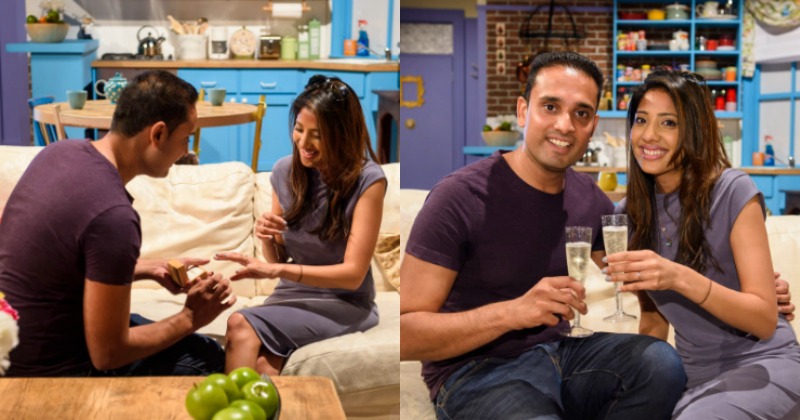 FRIENDS-Obsessed Indian Couple Gets Engaged In Monica And Chandler's ...