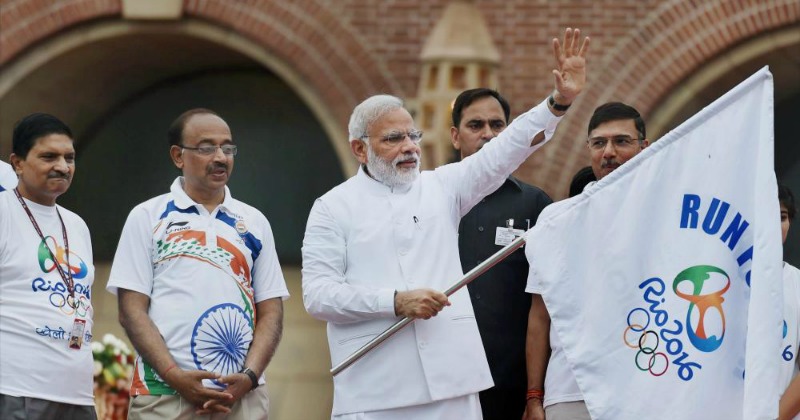 PM Narendra Modi Flags Off 'Run For Rio', Is Confident Of Country's ...