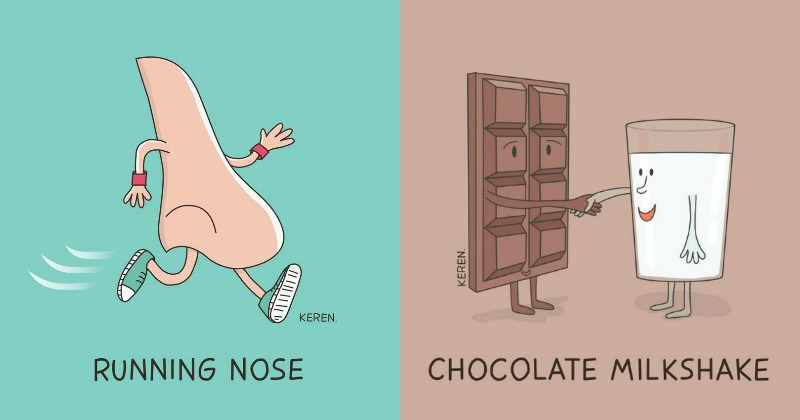 An Artist Reimagines Everyday Words Into Funny Drawings And Gives Them ...